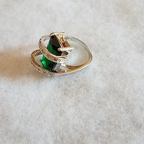 Jewelry | Emerald Rectangular Cut Ring | Poshmark